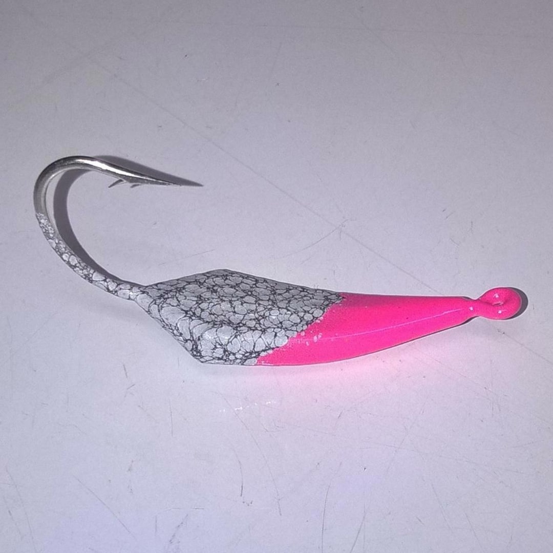 10 Pack Tim's Wacky Jigs 5/8oz Pompano Goofy Cracked Series Bluefish ...
