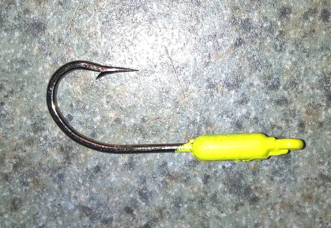 Lot of 20 Yellowtail Snapper Jigs Black Nickel Hooks Color & Weight ...