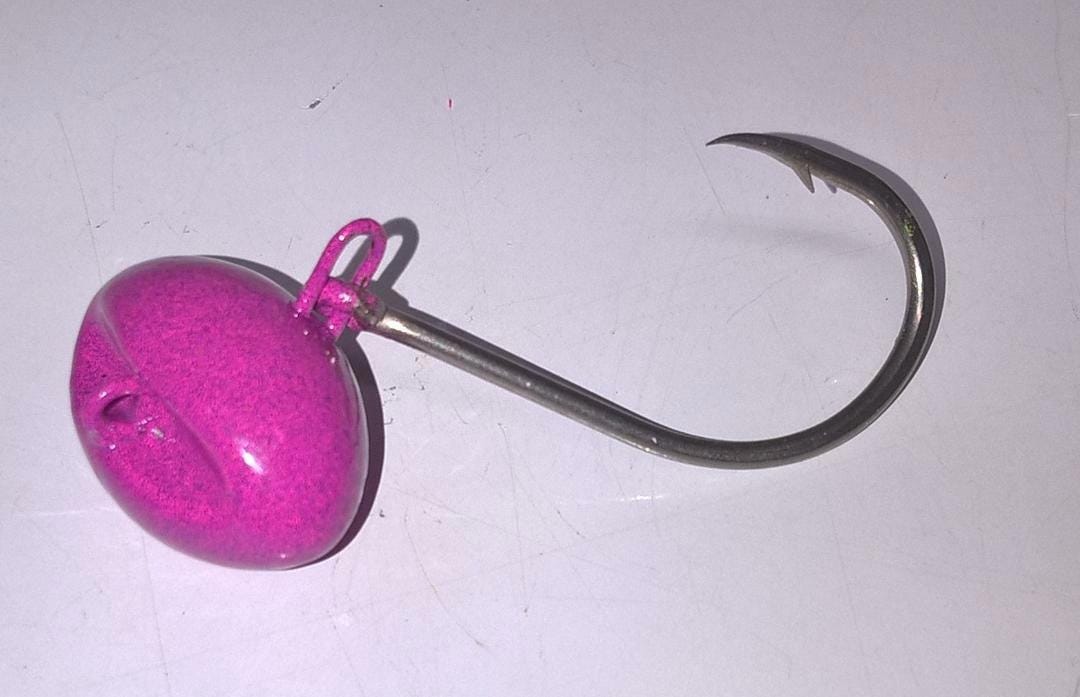 4 Sheepshead Jigs Poon Pink 2/0 4/0 Hook Choice Hogfish Hog Snapper - Etsy
