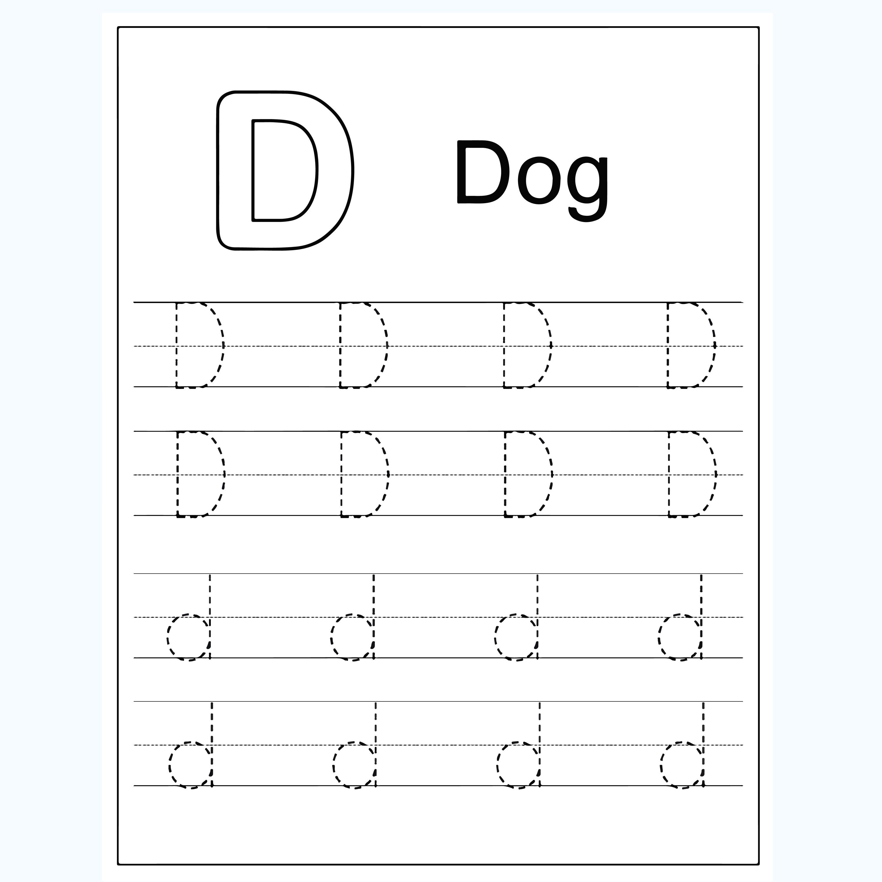 Alphabet Tracing Worksheets: A-Z Handwriting Practice (PDF Download) - Etsy