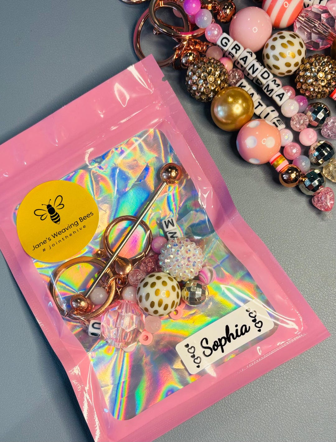 DIY Keyring, Make Your Own, Keyring, Keychain, Craft Kit, Adult Craft ...