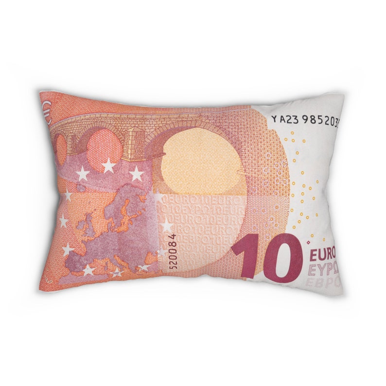 Banknote 10 Euro Pillow - Etsy