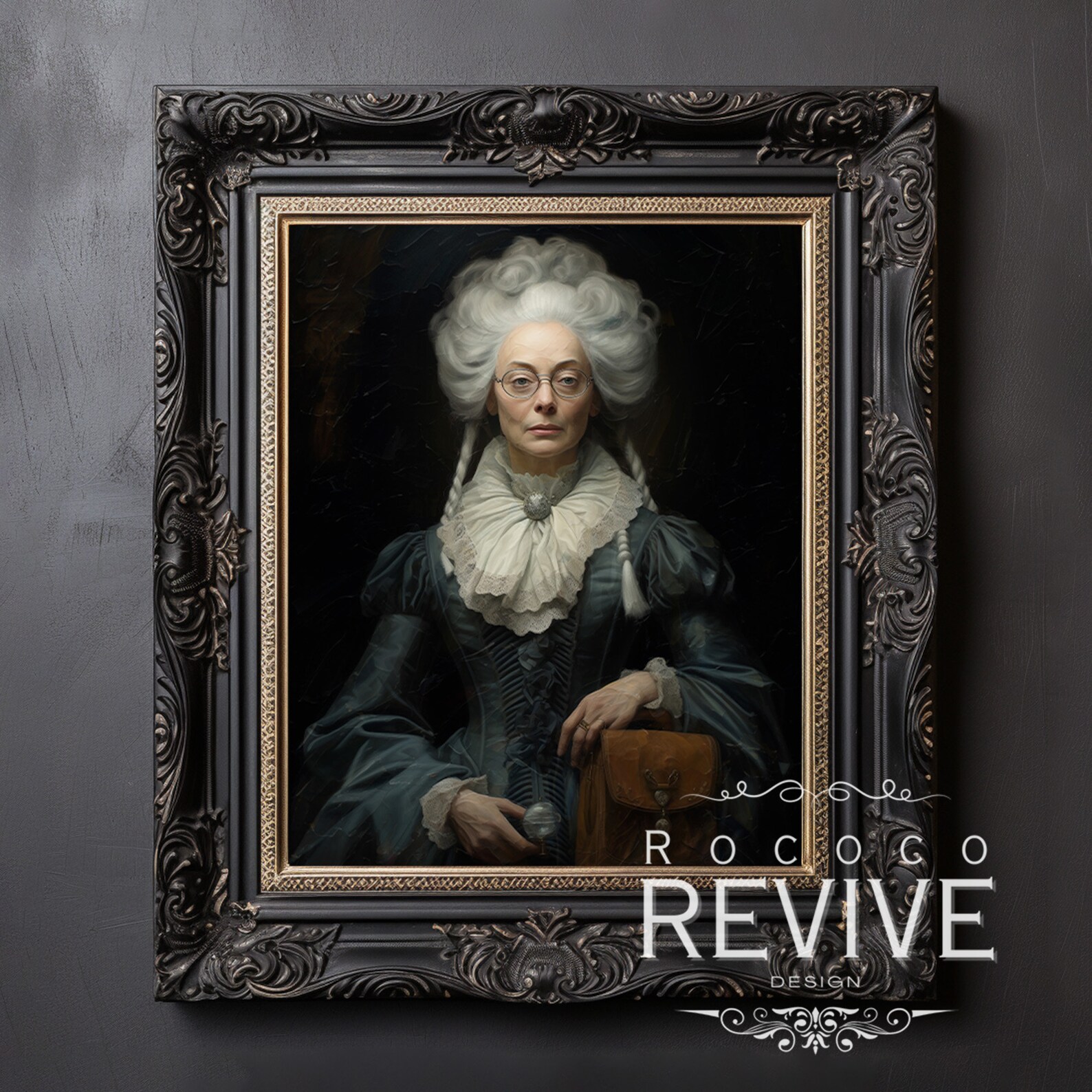 Rococo Inspired Digital Wall Art, Printable Wall Art, Vintage Home ...