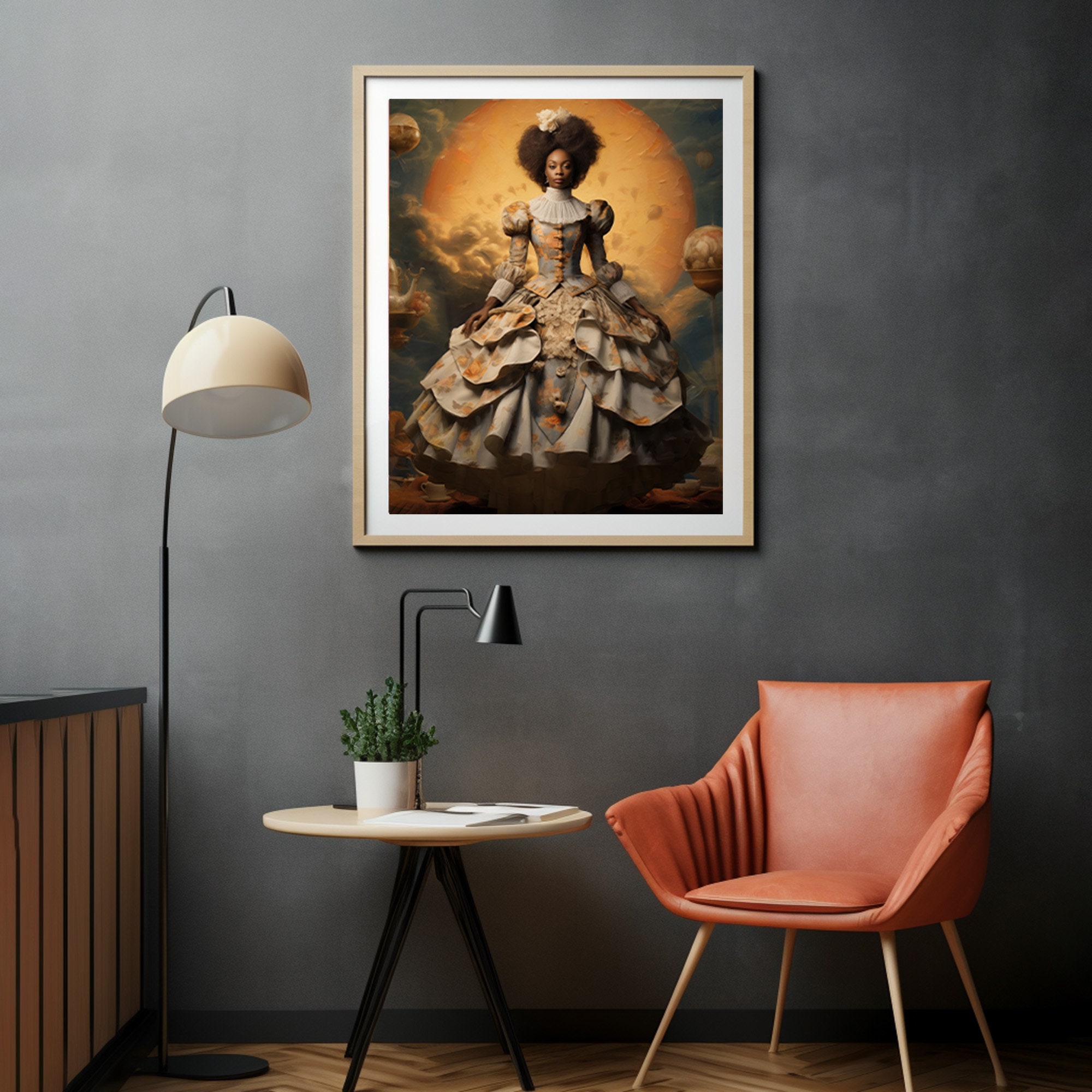 Rococo Wall Art, Printable Digital Painting, Fantasy Home Decor, Fine ...