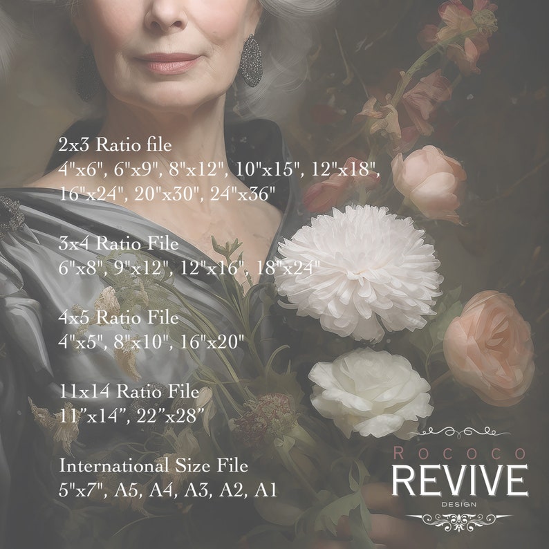 Rococo Wall Art, Printable Digital Painting, Elegant Home Decor, Fine ...