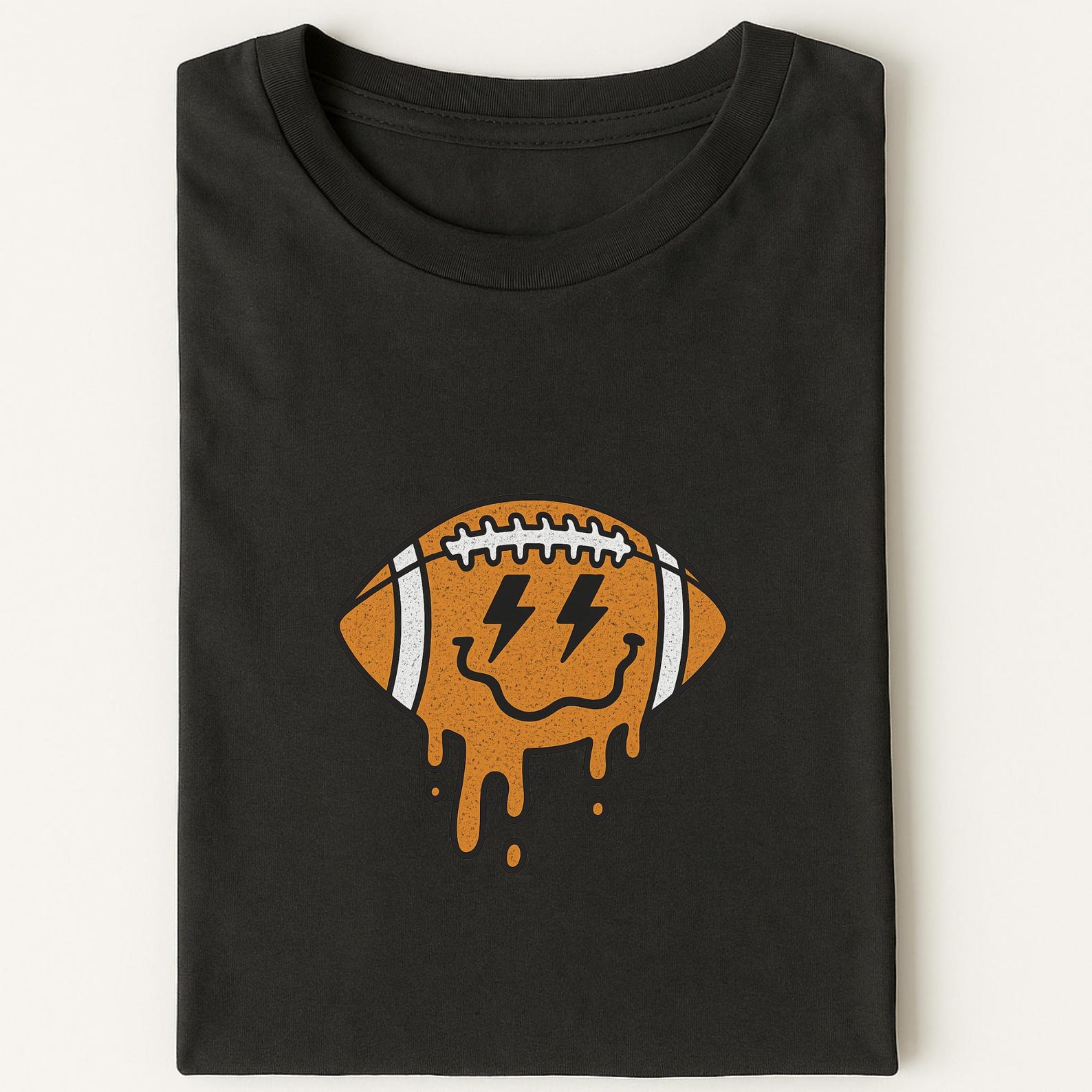 Melting Football PNG: Dripping Clipart, Sports Sublimation (digital ...