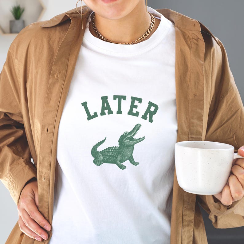Later Gator PNG: Retro Alligator Graphic (digital Download) - Etsy