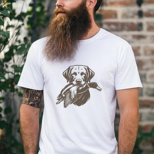 Black Lab Duck Hunting Dog SVG PNG: DTF Cricut Design (digital Download ...
