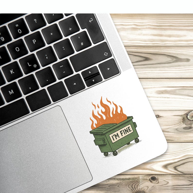 Dumpster Fire PNG: Funny Clipart With Transparent Background - Etsy