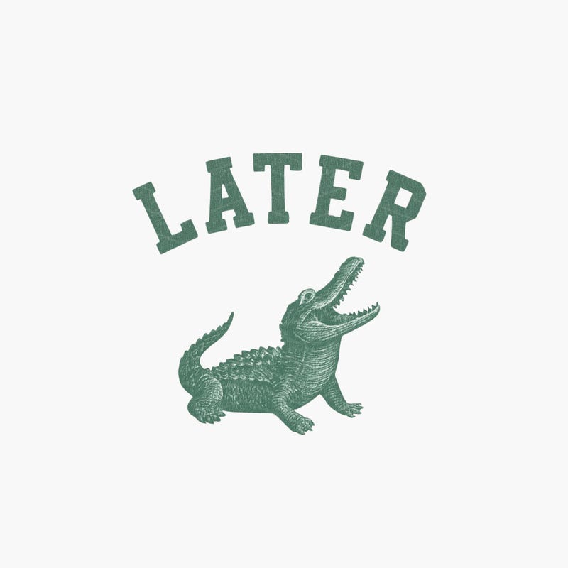 Later Alligator - Etsy
