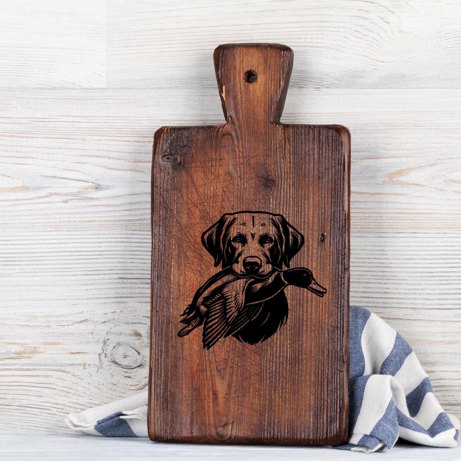Black Lab Duck Hunting Dog SVG PNG: DTF Cricut Design (digital Download ...