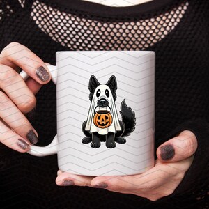 Black German Shepherd Ghost PNG | Halloween Dog Image File | Dog Ghost ...