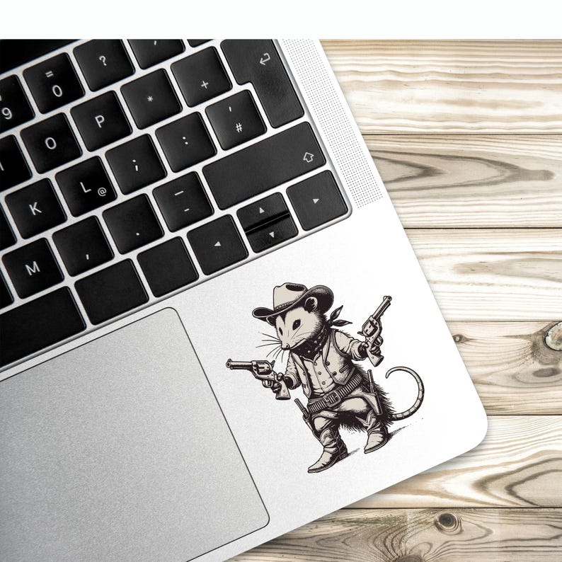 Cowboy Possum SVG PNG Bundle: Wild West Vector File (digital Download ...