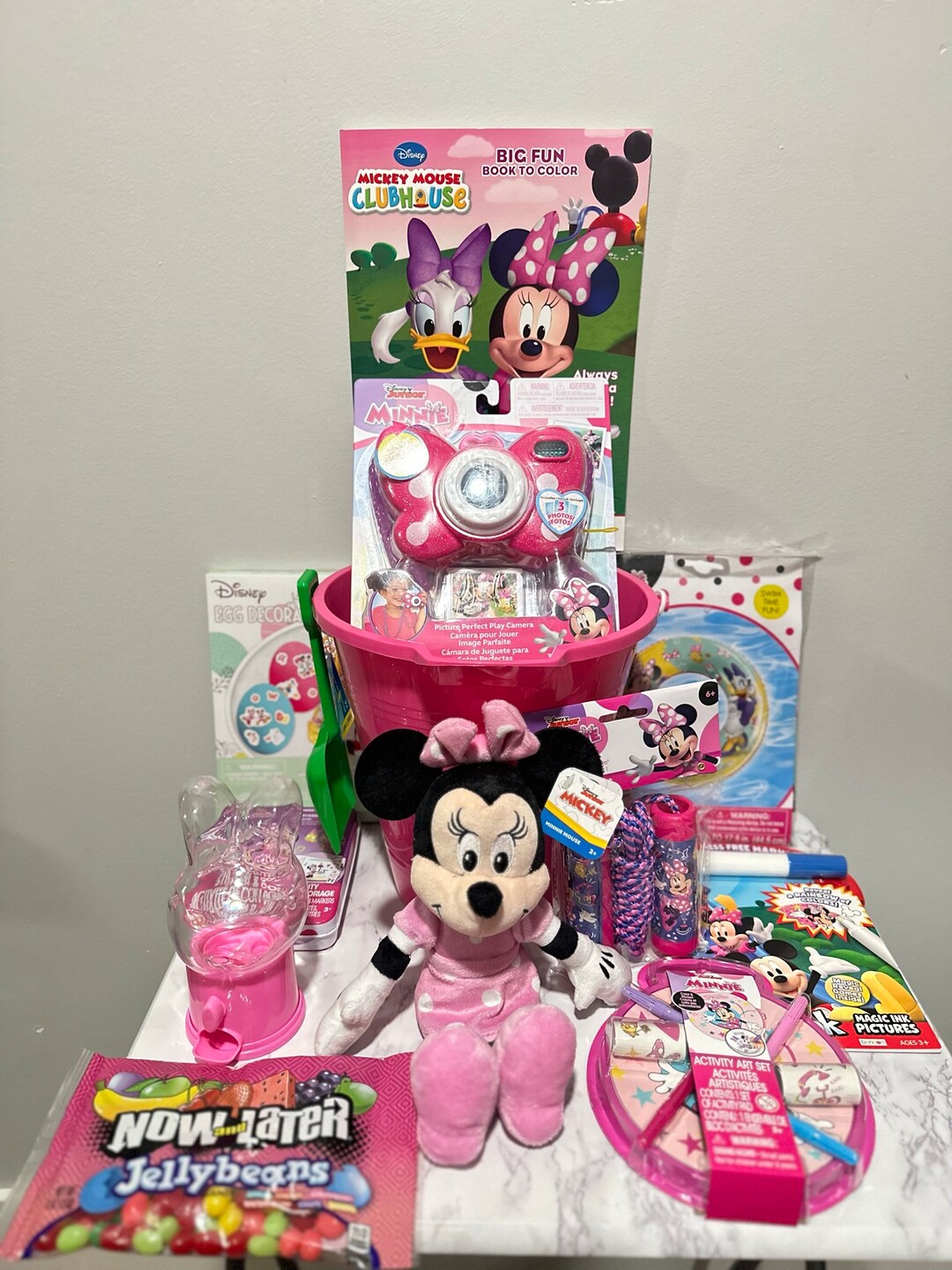 Minnie Mouse Themed Basket - Etsy