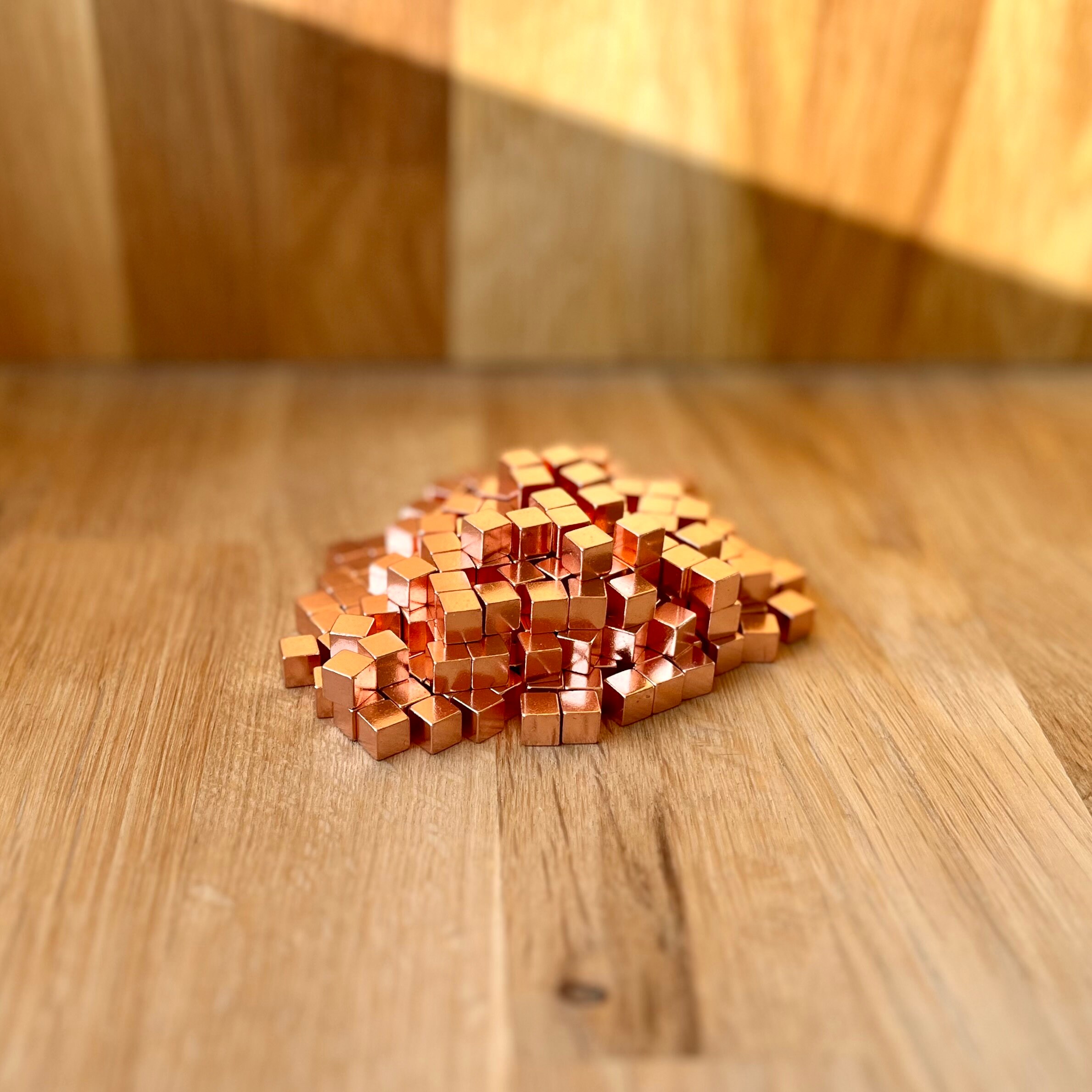 Copper, Silver and Gold Metal Cubes Terraforming Mars Set - Etsy