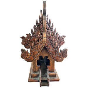 Thai Wooden Spirit House - Etsy