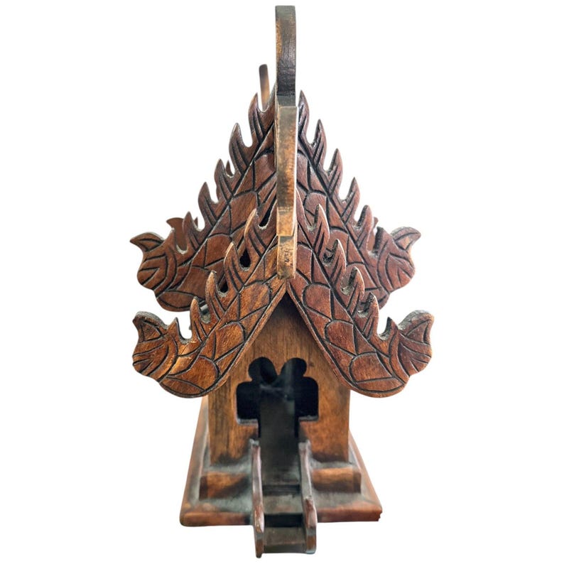 Thai Wooden Spirit House - Etsy