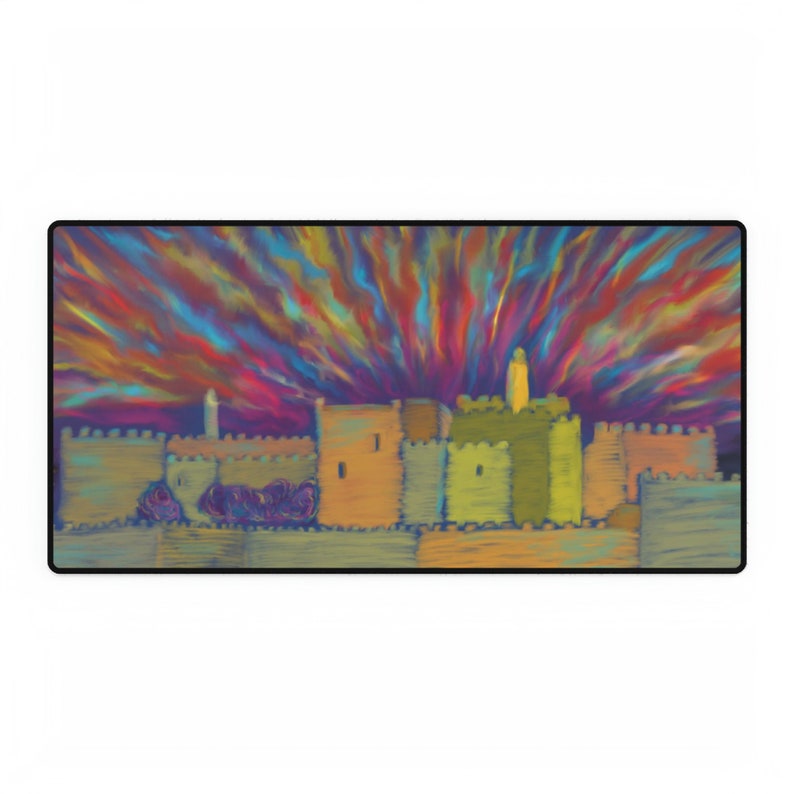 The Holy Lights of Jerusalem Desk Mats - Etsy Israel