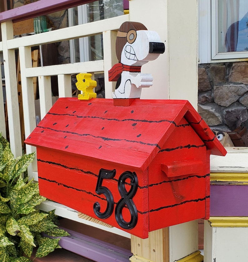 Snoopy Mailbox - Etsy