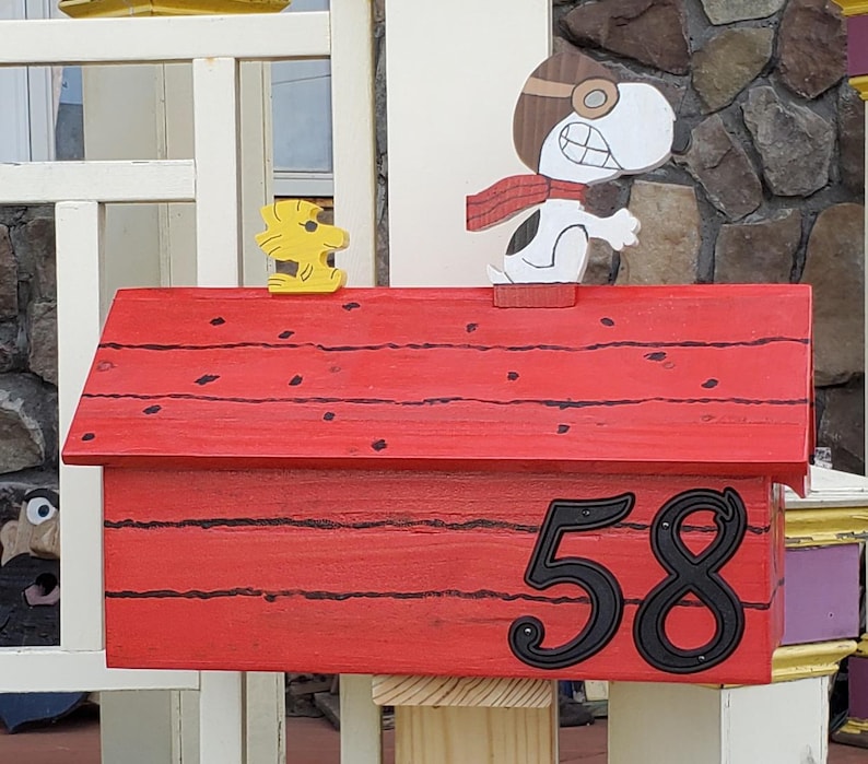 Snoopy Mailbox - Etsy