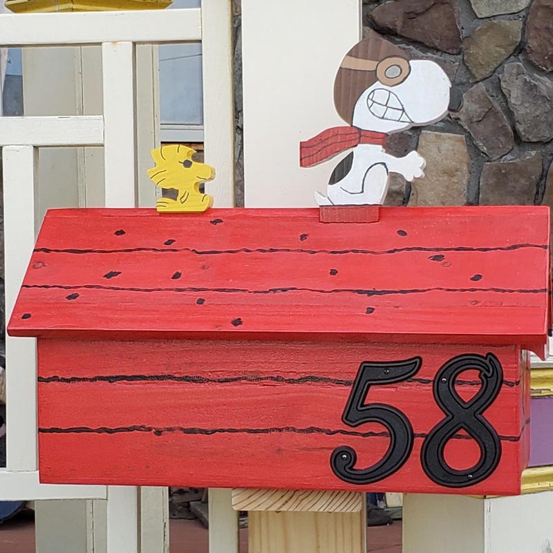 Snoopy Mailboxes - Etsy