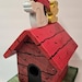 Handcrafted Snoopy & Woodstock Wooden Birdhouse – Red Baron Theme - Etsy