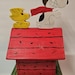 Handcrafted Snoopy & Woodstock Wooden Birdhouse – Red Baron Theme - Etsy