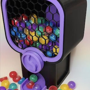 3D Printed Mini Toy Capsule Vending Machine - Reward Dispenser for Kids ...