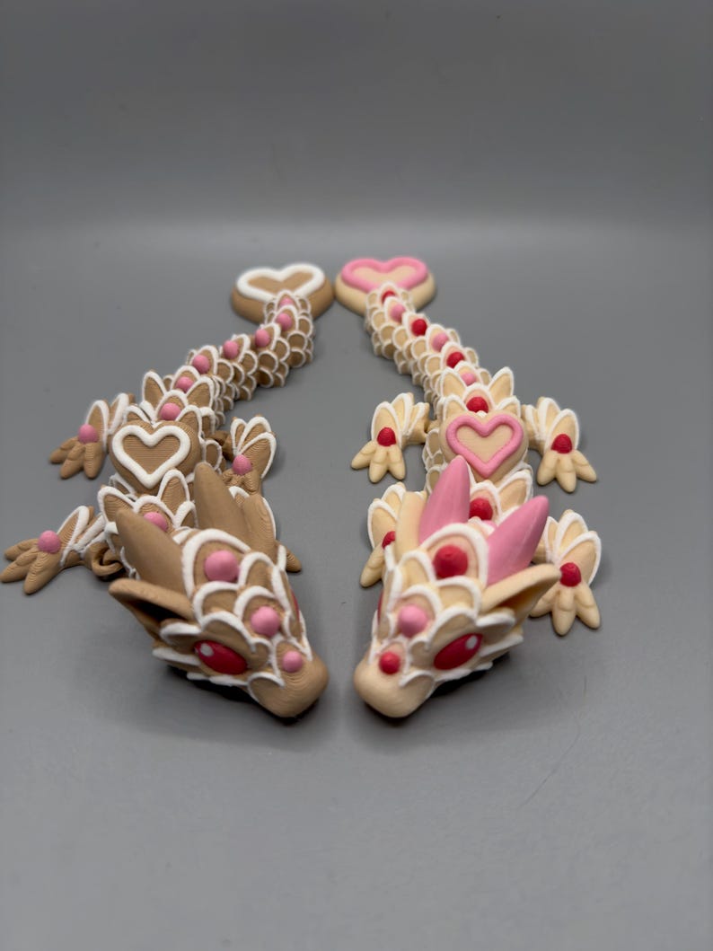 Sugar Cookie Dragon: 3D Printed Articulated Fidget Toy - Etsy