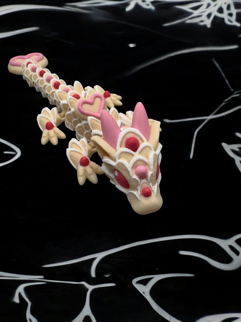 Sugar Cookie Dragon: 3D Printed Articulated Fidget Toy - Etsy
