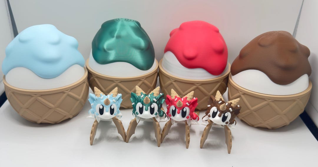 Sugar Rush Articulated Dragon and Egg: 3D Printed Fidget Toy - Etsy