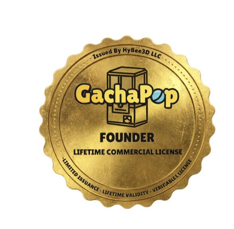 3D Printed Gacha Pop Vending Machine Large Classroom Reward Dispenser ...