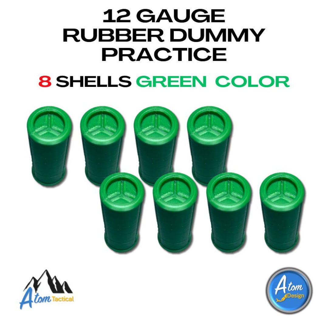 12 Gauge Green Dummy Practice 8 Rounds - Etsy