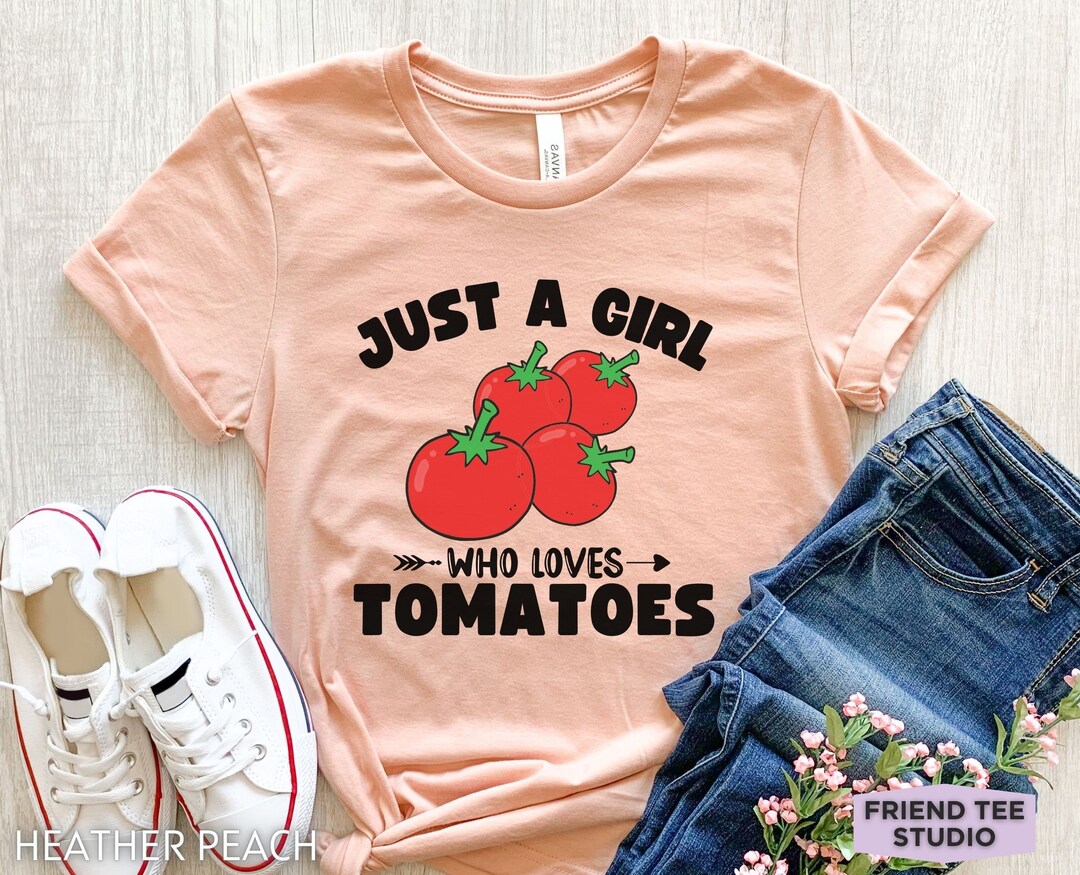 Tomato Shirt, Tomato Gifts, Cute Tomato Tshirt, Girls Tomato Tee ...