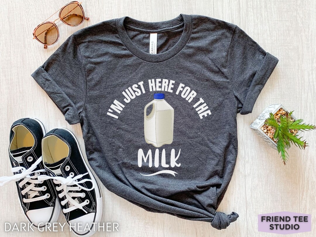 Milk Shirt, Milk Gifts, Funny Milk Tshirt, Kids Milk Tee, Cows Milk ...