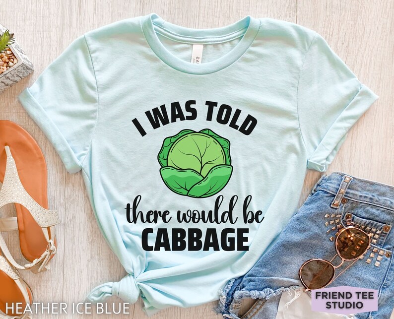 Cabbage Shirt, Funny Cabbage Tshirt, Cabbage Gifts, Cabbage Farmer Tee ...