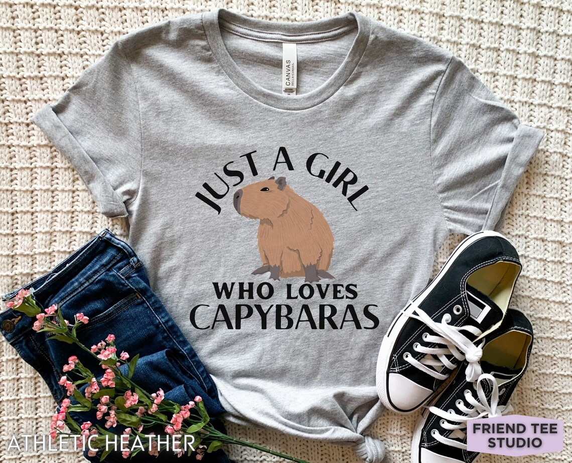 Capybara Shirt, Love Capybara, Funny Capybara Tshirt, Capybara Gift ...