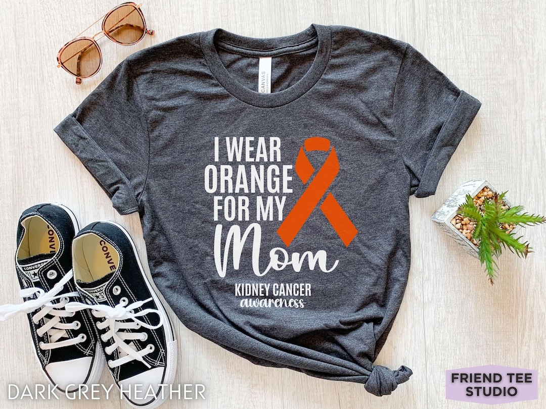 Kidney Cancer Shirt, Kidney Cancer Awareness Tshirt, March Cancer T ...