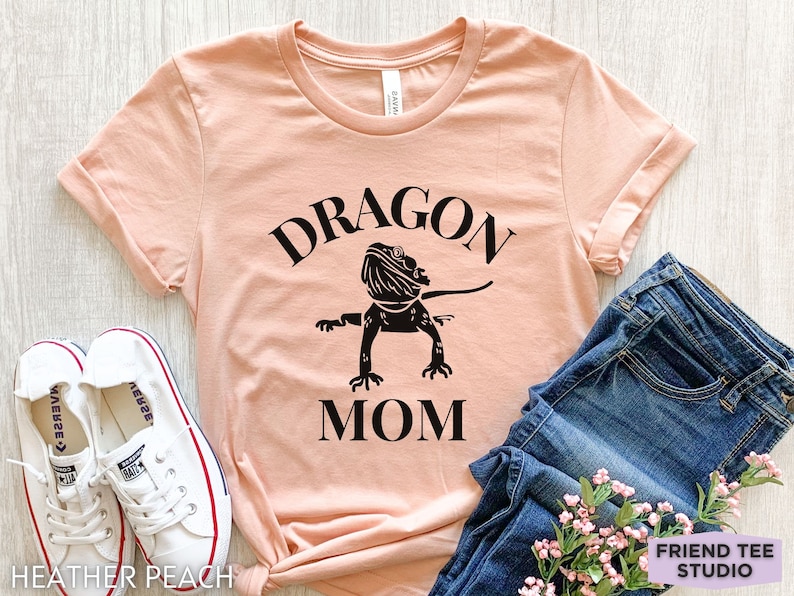 Bearded Dragon Shirt, Bearded Dragon Mom, Funny Bearded Dragon T Shirt ...