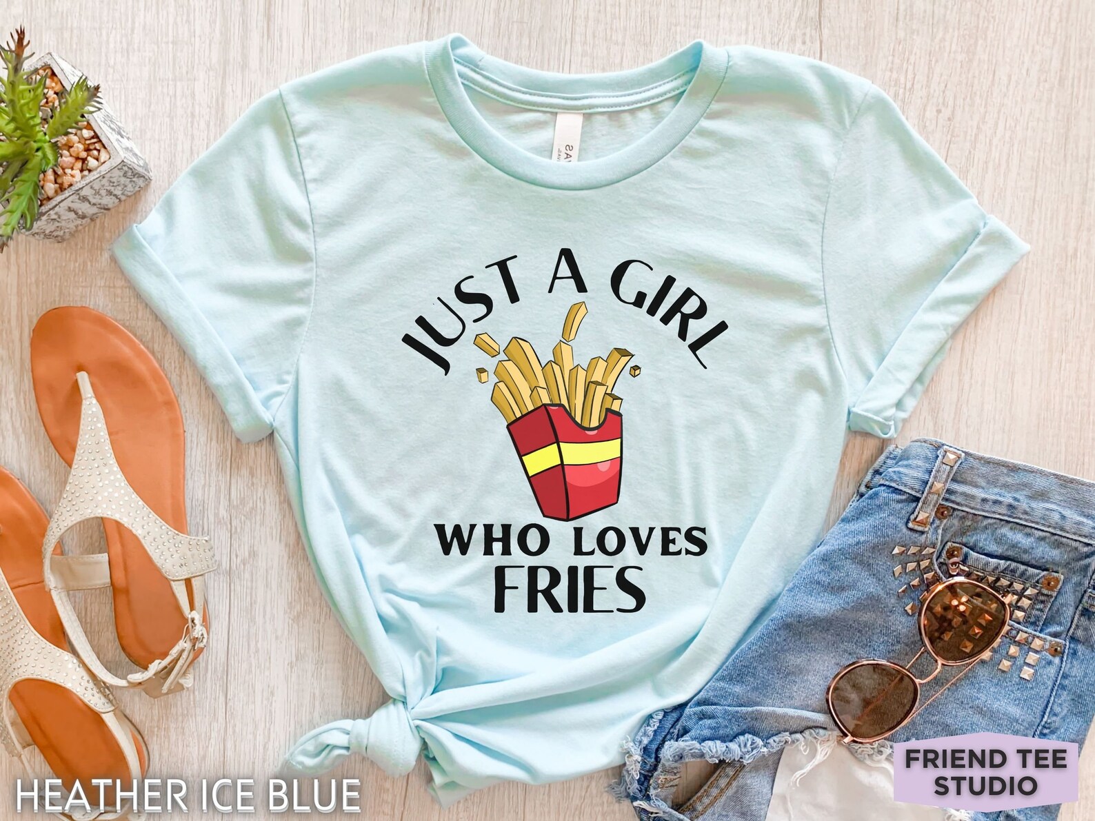 Fries Shirt, French Fries, Fries Gift, French Fries Gift, Potato Shirt ...