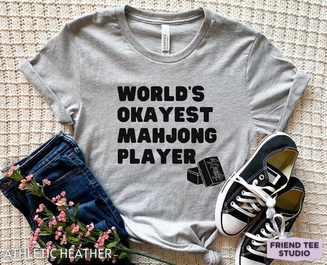 Mahjong Tshirt, Mahjong Player Gift, Funny Mahjong Shirt, Mahjong Tile ...