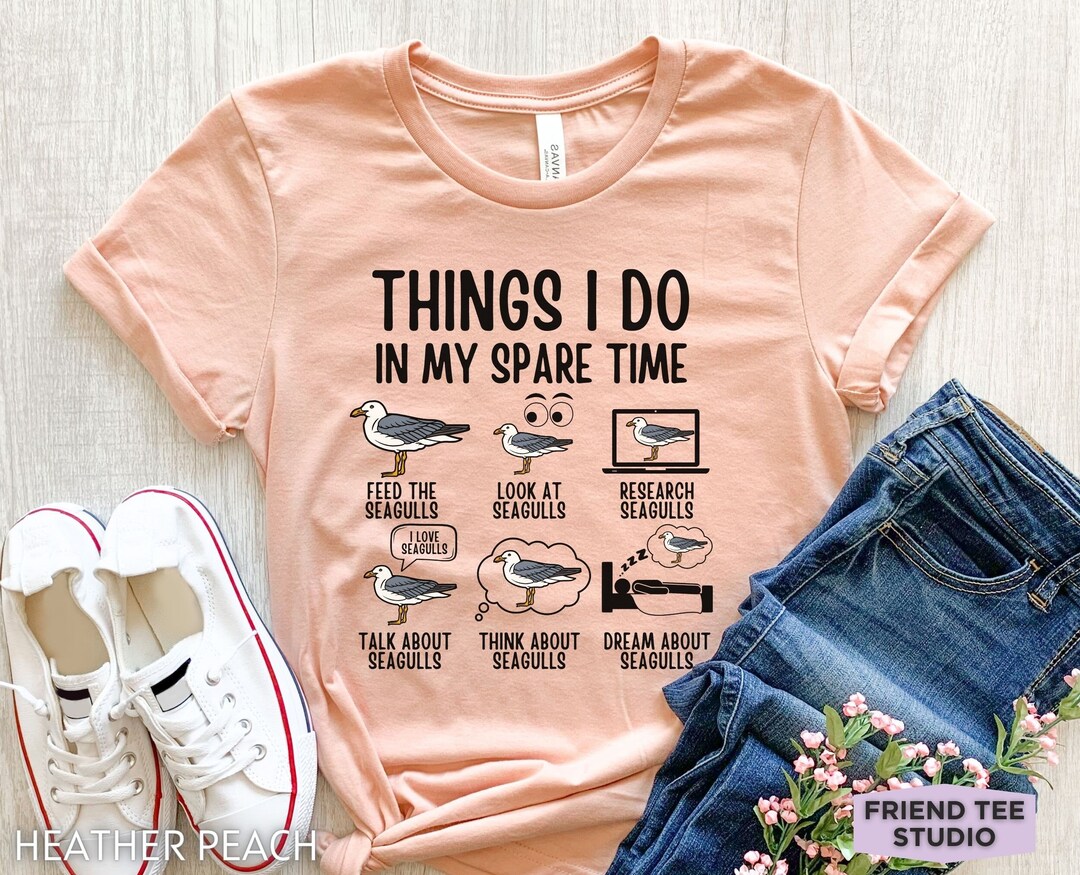 Seagull Shirt, Funny Seagull T Shirt, Gull Shirt, Seagull Gifts ...