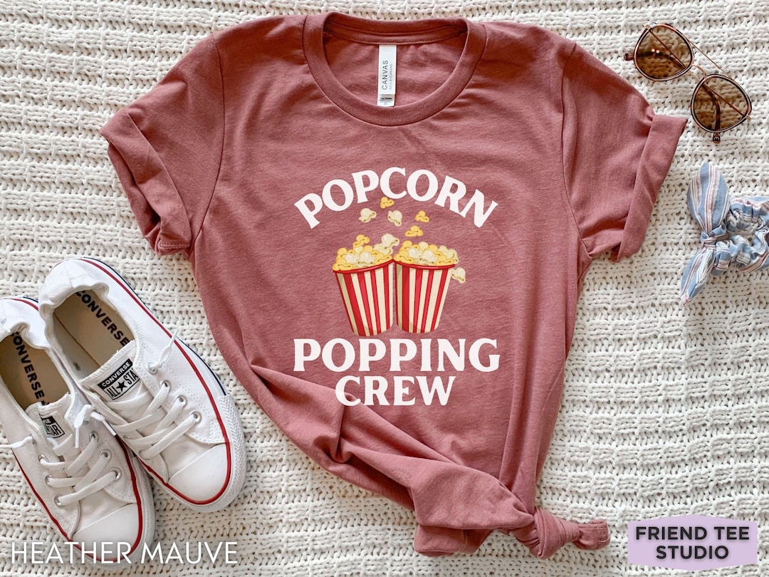 Popcorn Shirt, Funny Popcorn Tshirt, Popcorn Gifts, Girls Popcorn Tee ...