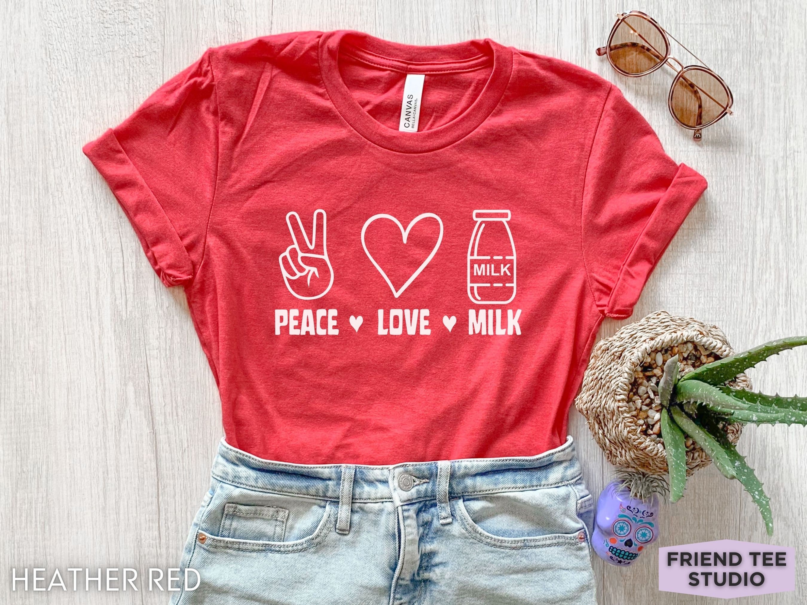 Milk Tshirt Girls Milk Tee Cute Milk Shirt Milk T Dairy Farmer Cow Farm Cow Milker