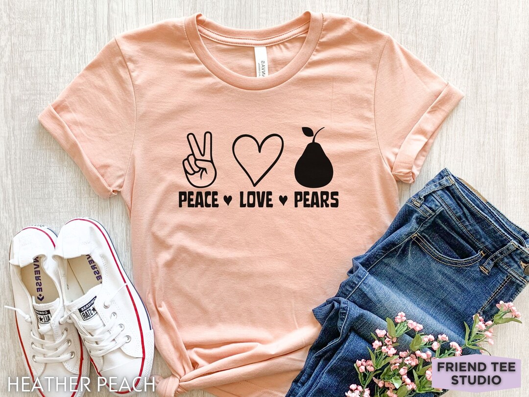 Pear Shirt, Cute Pear Tshirt, Kids Pear Tee, Girls Pear T Shirt, Womens ...