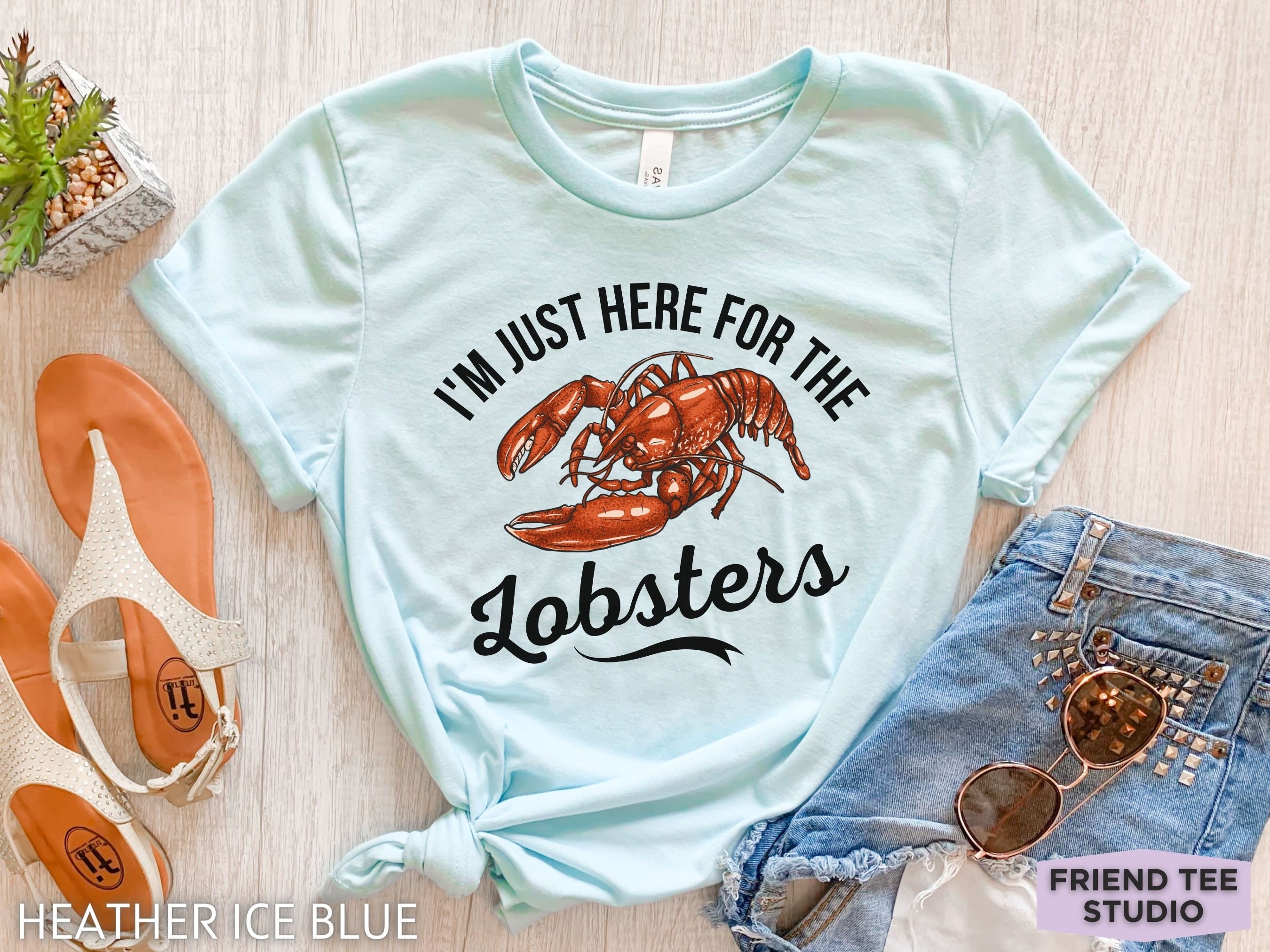 Lobster Shirt, Funny Lobster Tshirt, Lobster Gifts, Seafood Festival, Lobster Tee, Lobster Bar ...