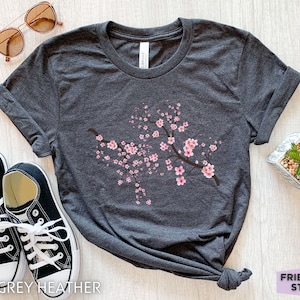Cherry Blossom Shirt, Sakura Shirt, Cherry Blossom Gift, Floral T-shirt ...