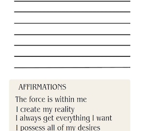 777 Manifestation Method Printable - Selection of Colours - A4, A5, US ...