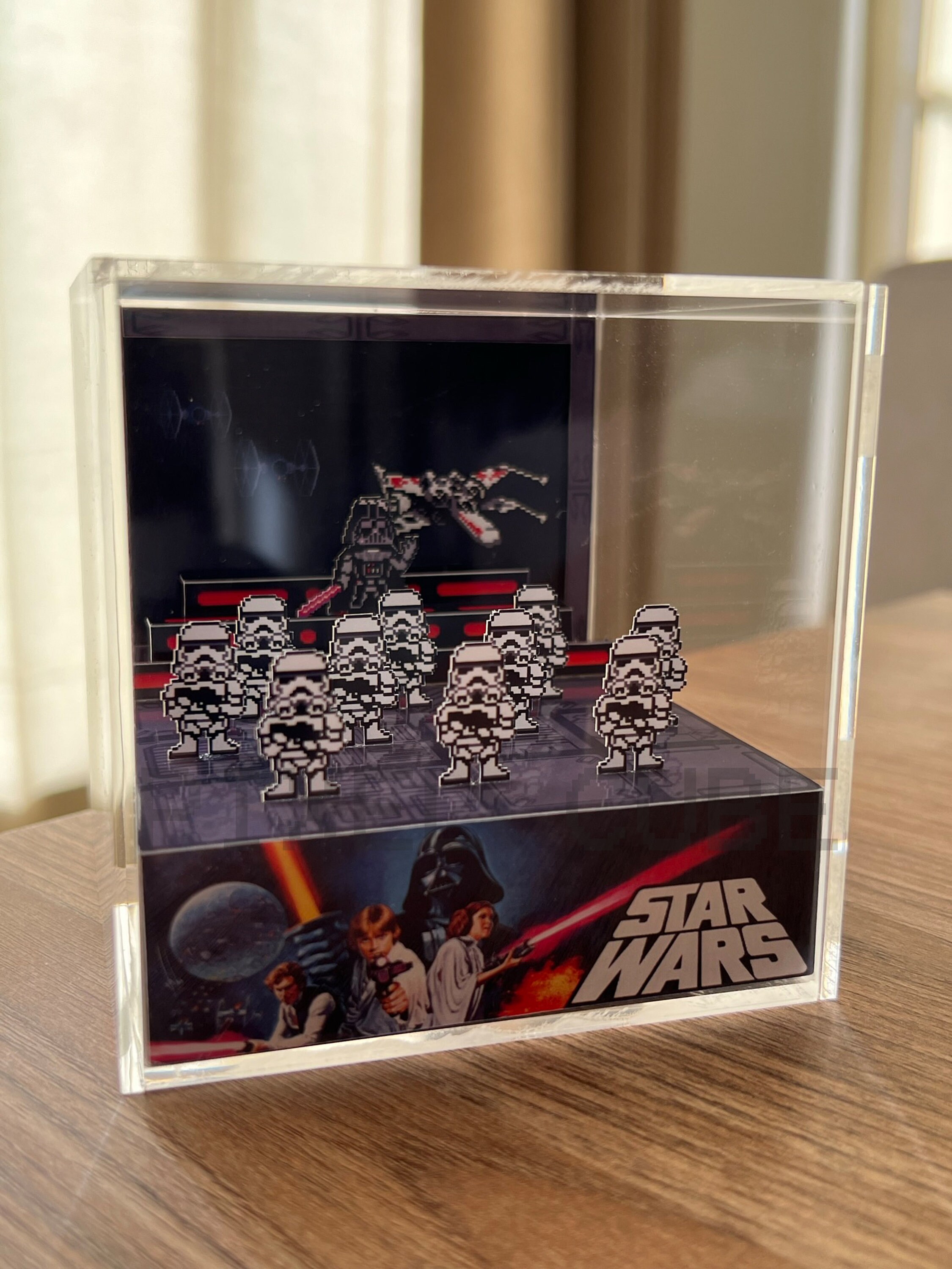 Star Wars DIY Diorama Cube Template Darth Vader Stormtrooper Cube ...