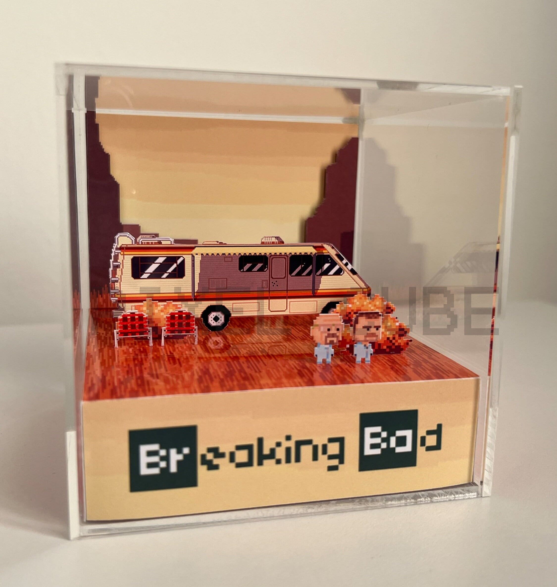 Breaking Bad DIY Diorama Cube Template Breaking Bad Cube Digital File ...